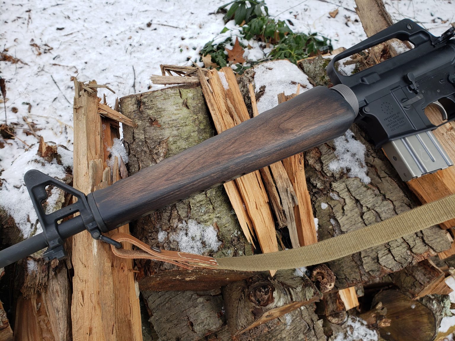 Classic Wood Furniture for AR-15 Rifles From American-Icon - Shooting ...
