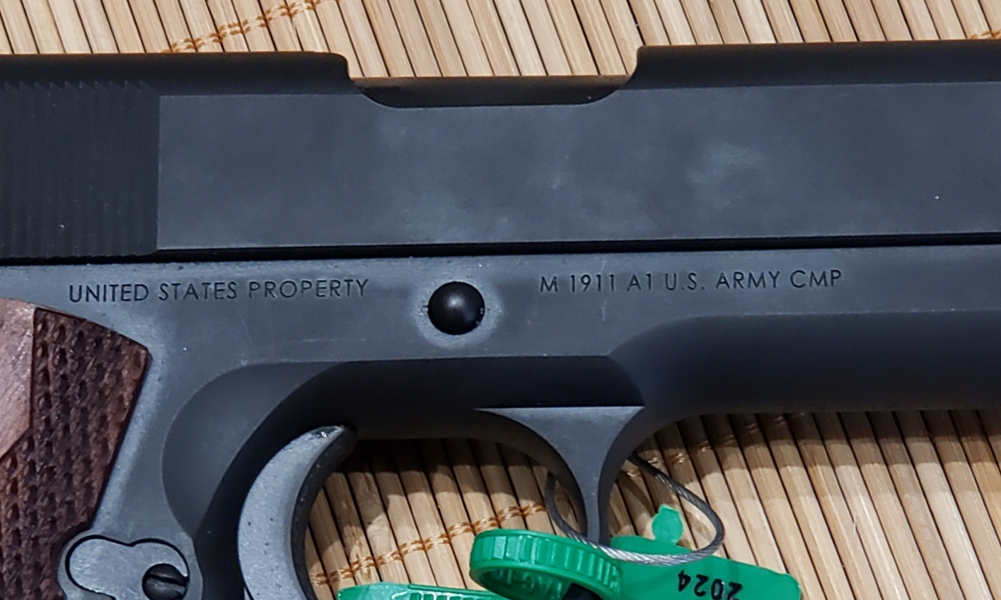 CMP Signs with Tisas USA to Offer New GI Version 1911A1 Pistols ...