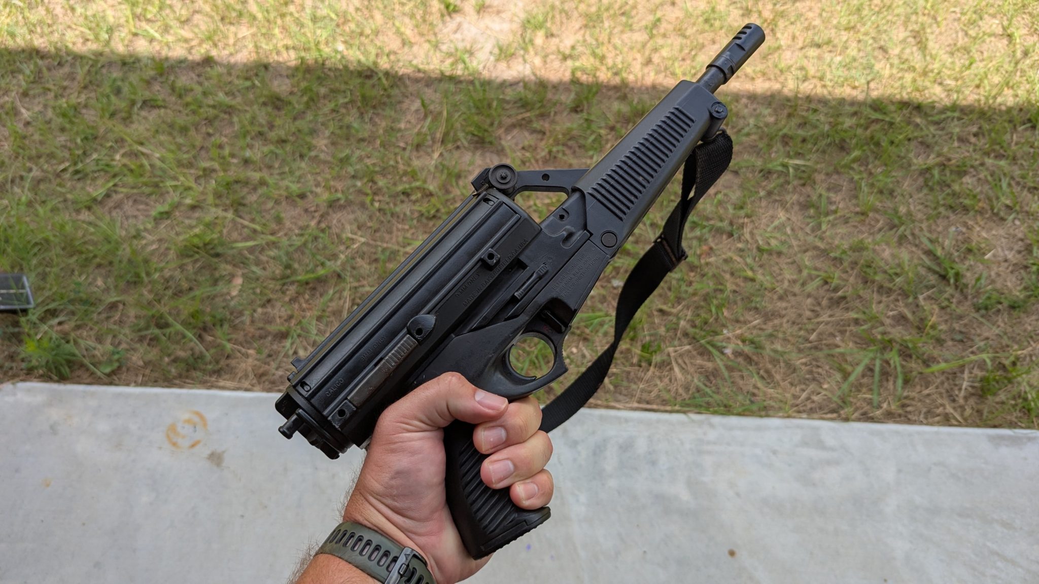 The Surprisingly Not Terrible Calico M950 9mm Pistol - Shooting News Weekly