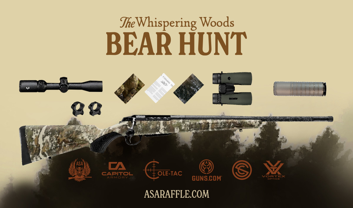 Enter the Whispering Woods Bear Hunt Raffle Benefitting the ASA’s Fight ...